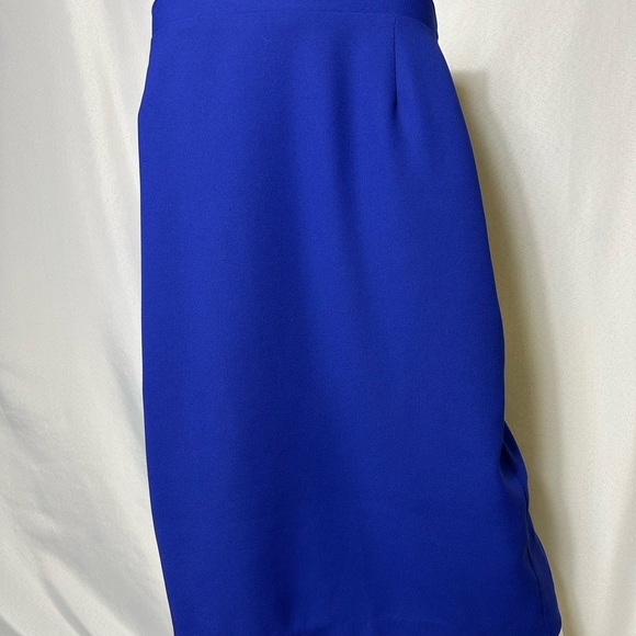Skirts | Vintage Tan Jay Brand Size 16w Blue Pencil Skirt | Poshmark